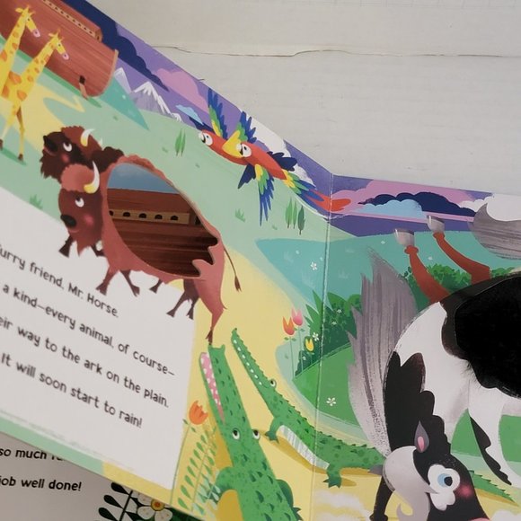 Dayspring | Toys | Kids Bear His Furry Friends In Noahs Ark Board Book ...